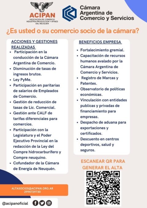 Acciones y Beneficios - ACIPAN - Asociación del comercio industria ...